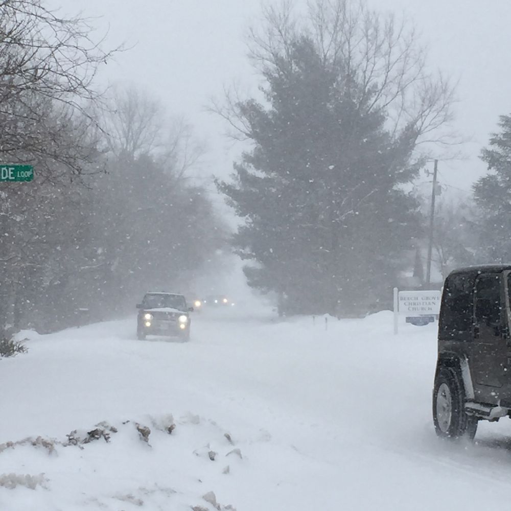 Round Two Of Winter Arrives In The Blue Ridge - Heavy Snow Hits - Blue ...
