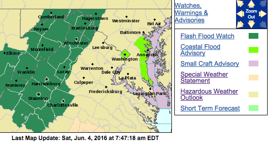 FLASH FLOOD WATCH - EXPIRED - Blue Ridge Life Magazine