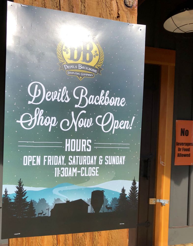 Nelson : Roseland : Devils Backbone Shop Officially Opens - Blue Ridge ...