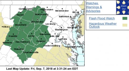 FLASH FLOOD WATCH - CANCELED - Blue Ridge Life Magazine