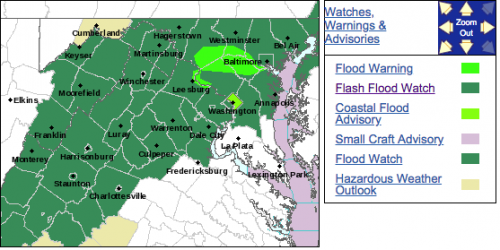 FLOOD WATCHES : In Effect Across The Blue Ridge Through Late Thursday ...
