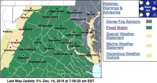 FLOOD WATCH : Friday PM To Saturday PM Across Blue Ridge : Heavy Rains ...