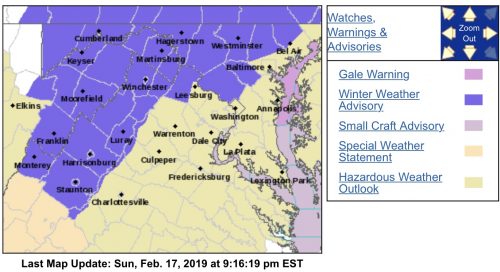 Winter Weather Advisory : EXPIRED - Blue Ridge Life Magazine