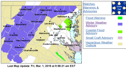 Winter Weather Advisory : Extended For Parts Of The Blue Ridge Until ...