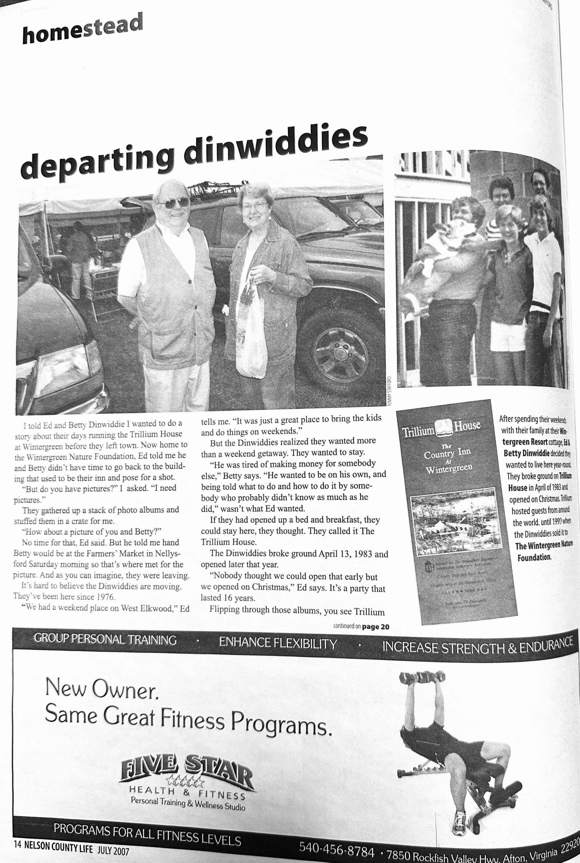 See You On The Other Side Ed Dinwiddie - Blue Ridge Life Magazine