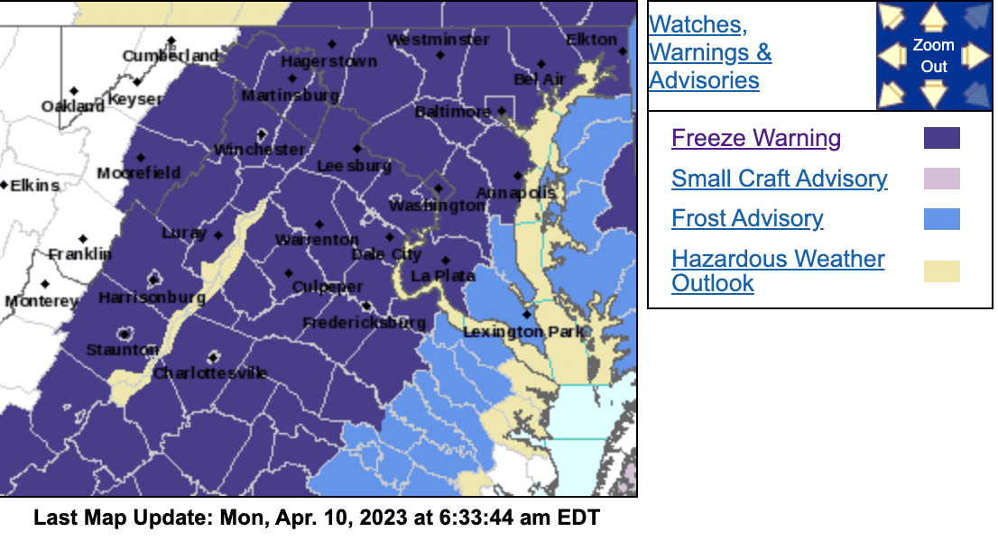 Frost Advisories, Freeze Watches & Warnings - EXPIRED - Blue Ridge Life ...