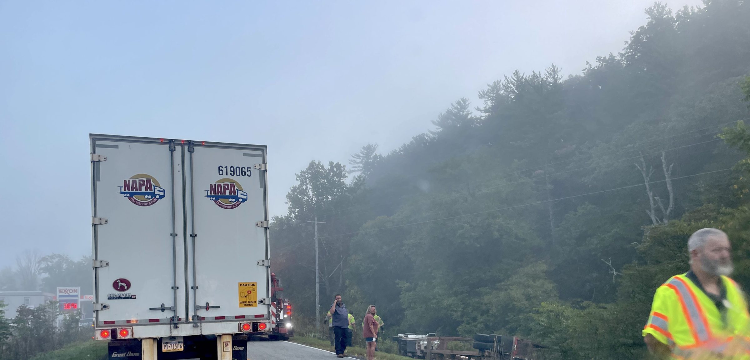 TRAFFIC ALERT : NELSON : Semi Accident On Route 151 (ROADWAY OPEN AS OF ...