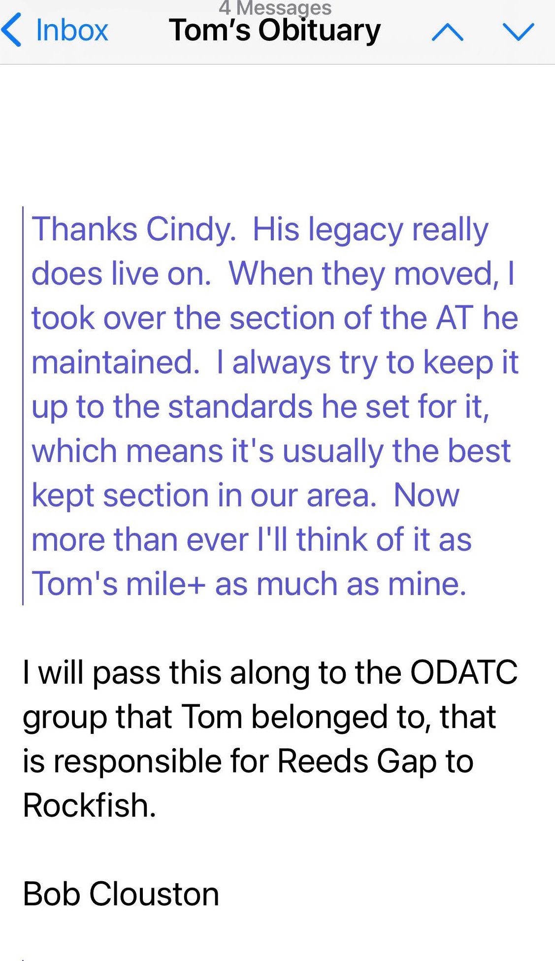 Nature Foundation Icon Passes : RIP Tom Marker - Blue Ridge Life Magazine