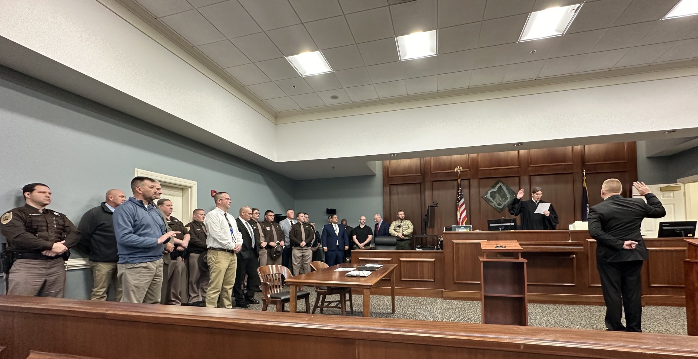 Sheriff Elect Mark Embrey, Officers Formally Sworn In : Take Office ...