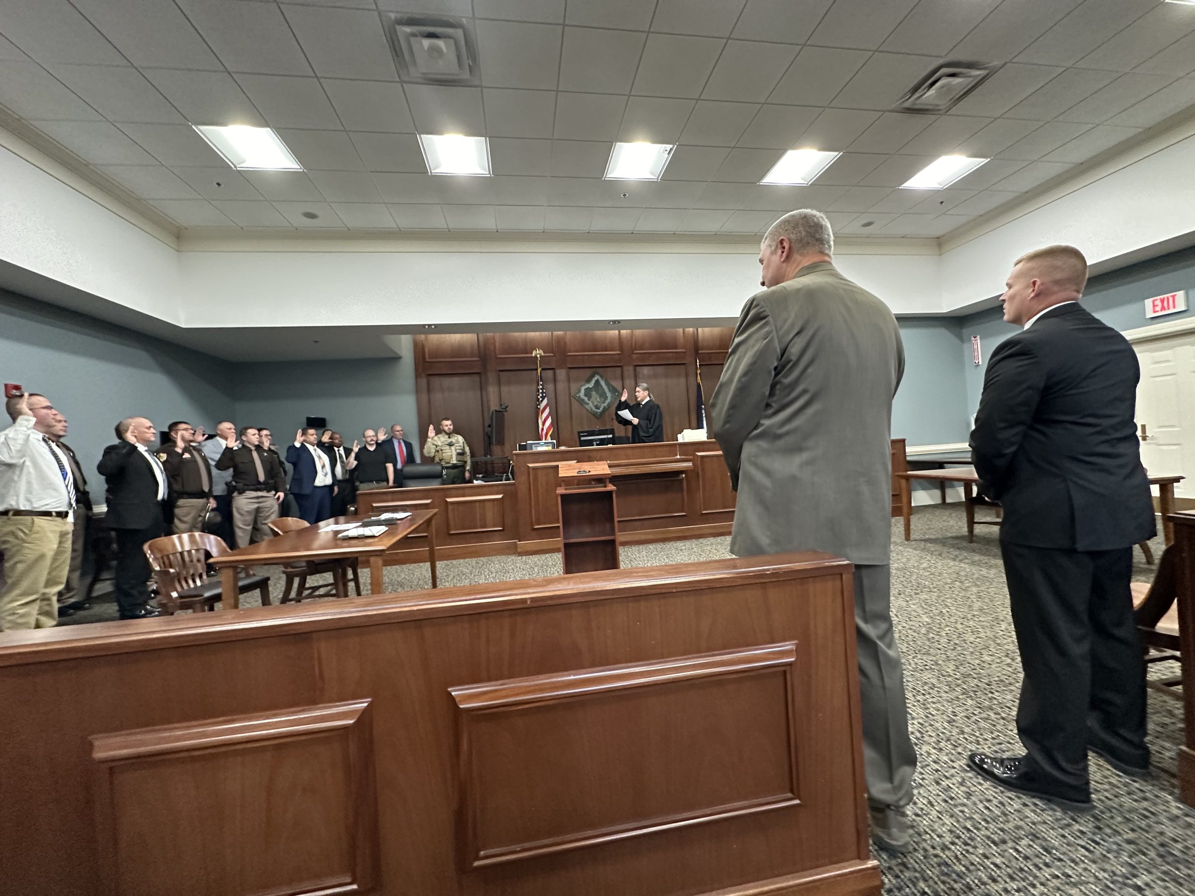 Sheriff Elect Mark Embrey, Officers Formally Sworn In : Take Office ...
