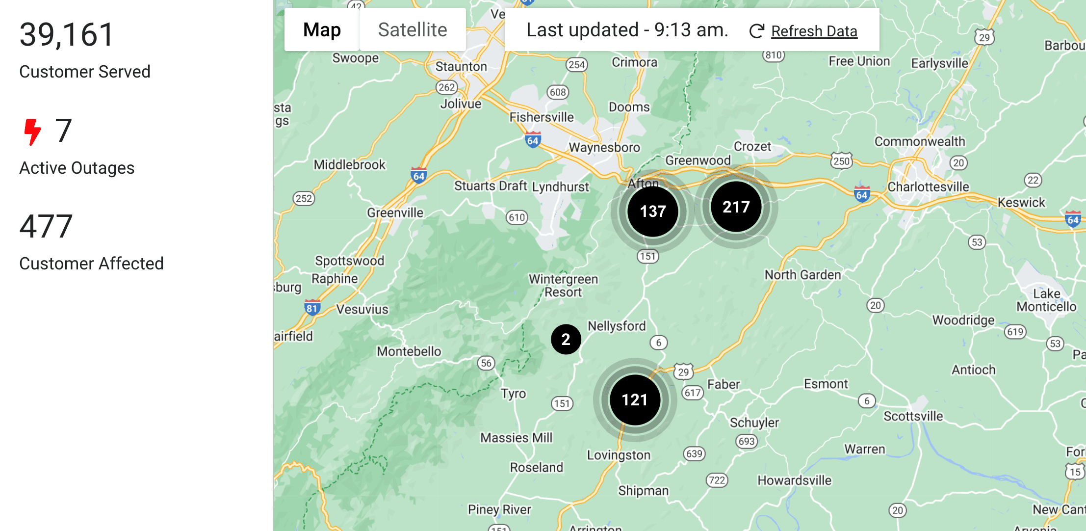 High Winds Cause Power Outages For Some - Blue Ridge Life Magazine