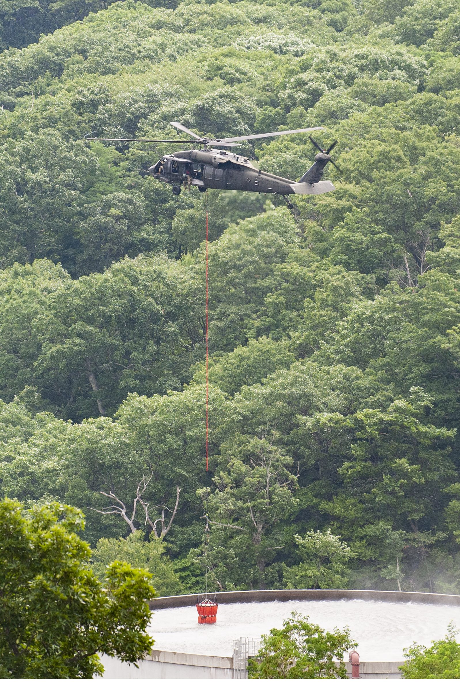 Video - Army National Guard Practices Helicopter Water Drops At ...