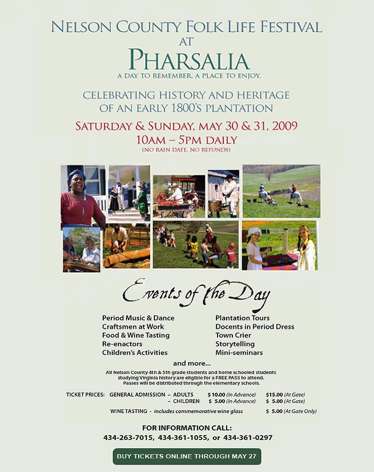 Folk Life Festival at Pharsalia : May 30th & 31st - 2009 - Blue Ridge ...